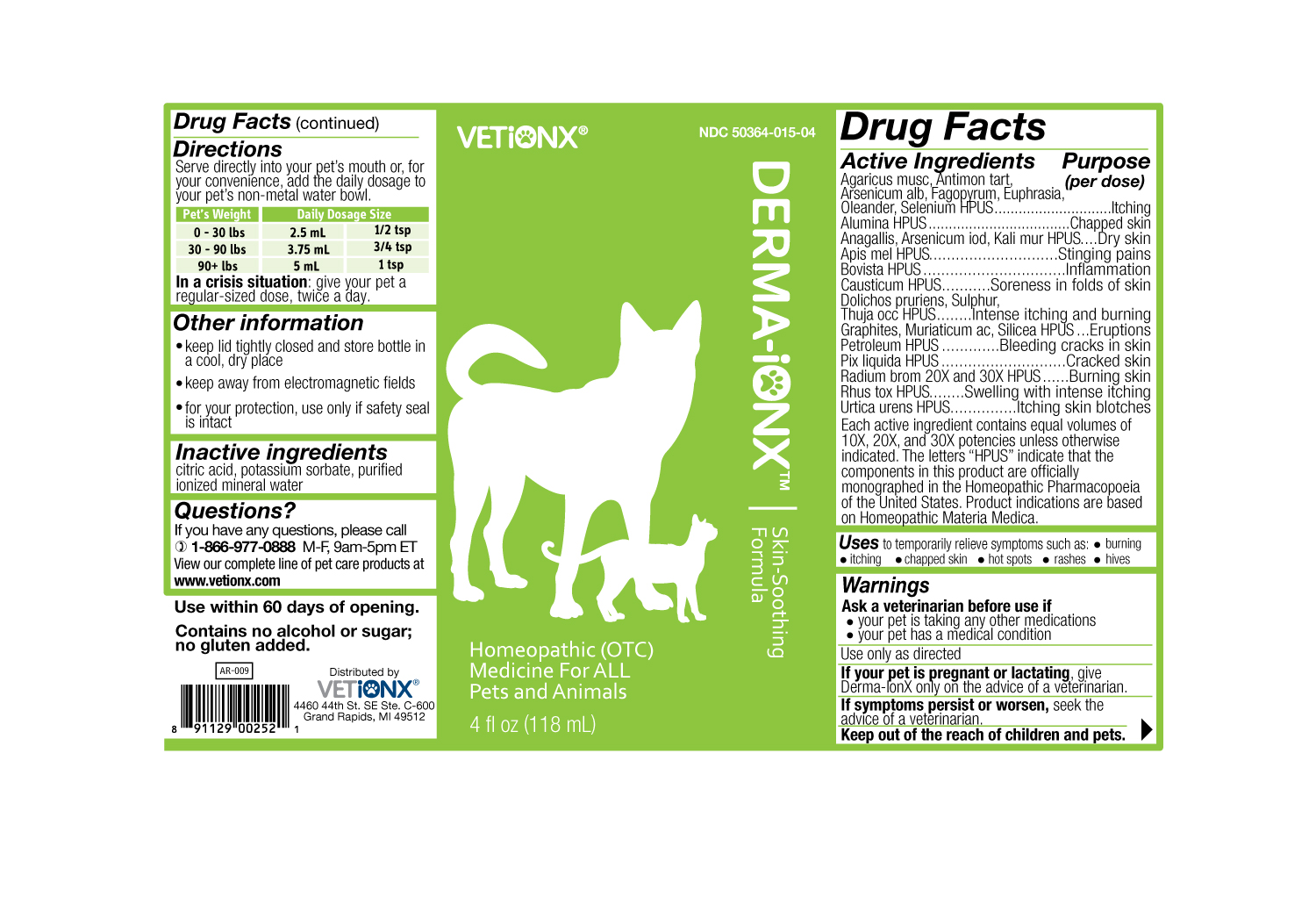 DERMA iONX 4oz Label - Royalty Health
